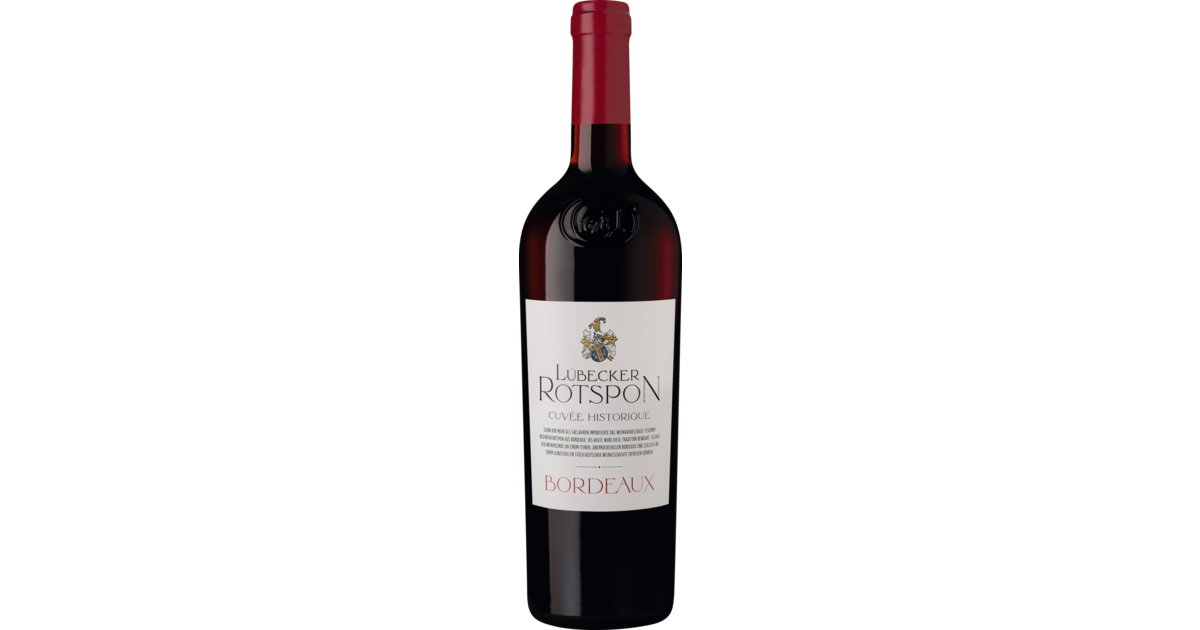 Lübecker Rotspon Cuvée Historique Bordeaux AOP 2019 online kaufen ...